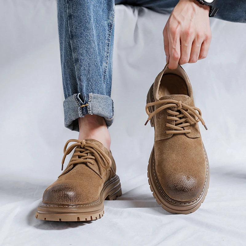 Porter Suede Round Toe Shoes – Parkway Southern